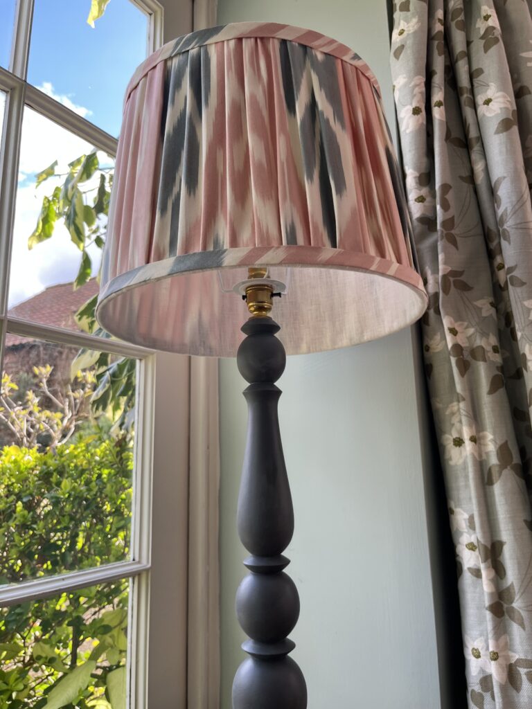 Margot – Painted Grey Wooden Lamp base | Lovable Lampshades